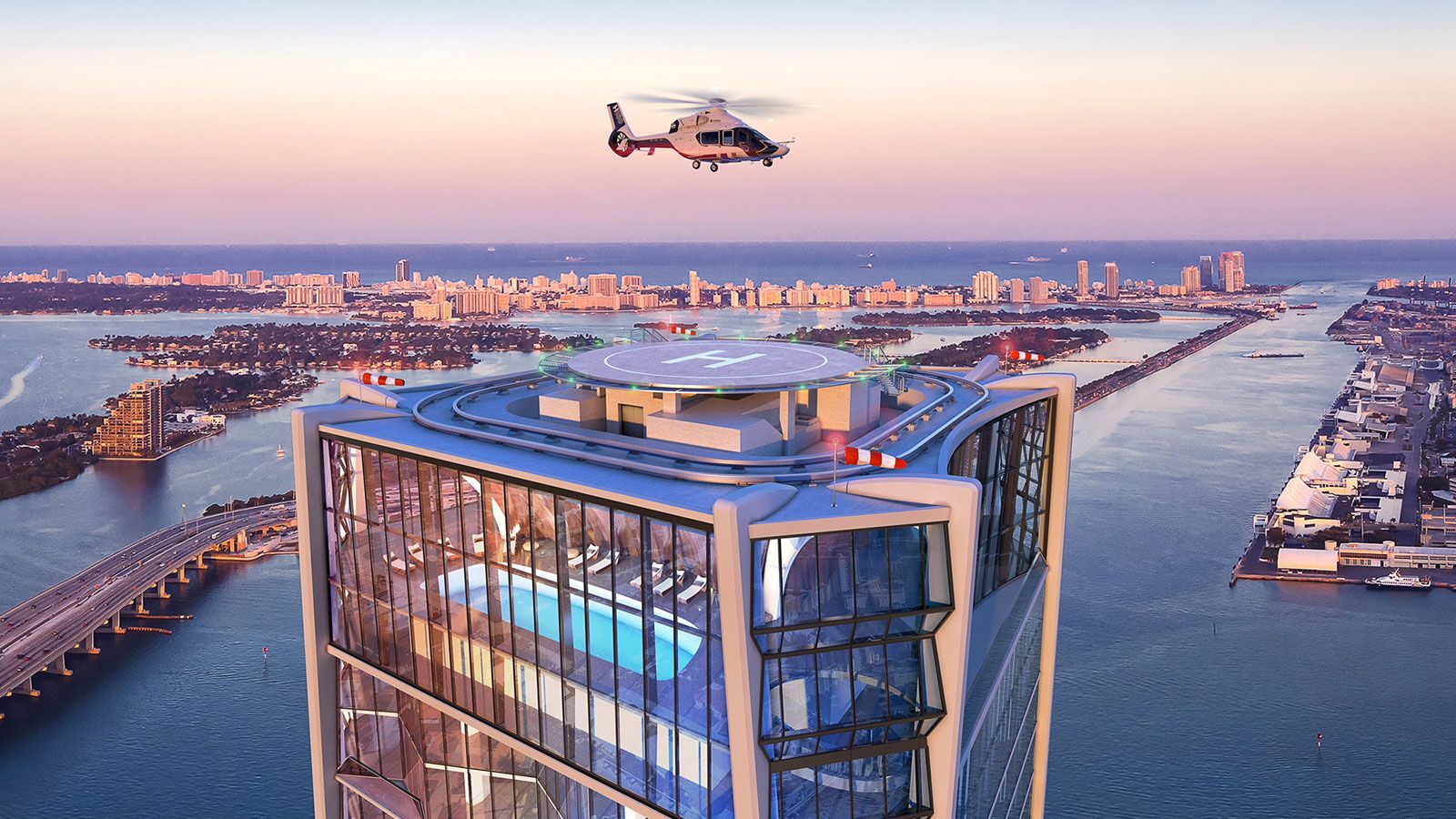 The best homes for sale with helipads